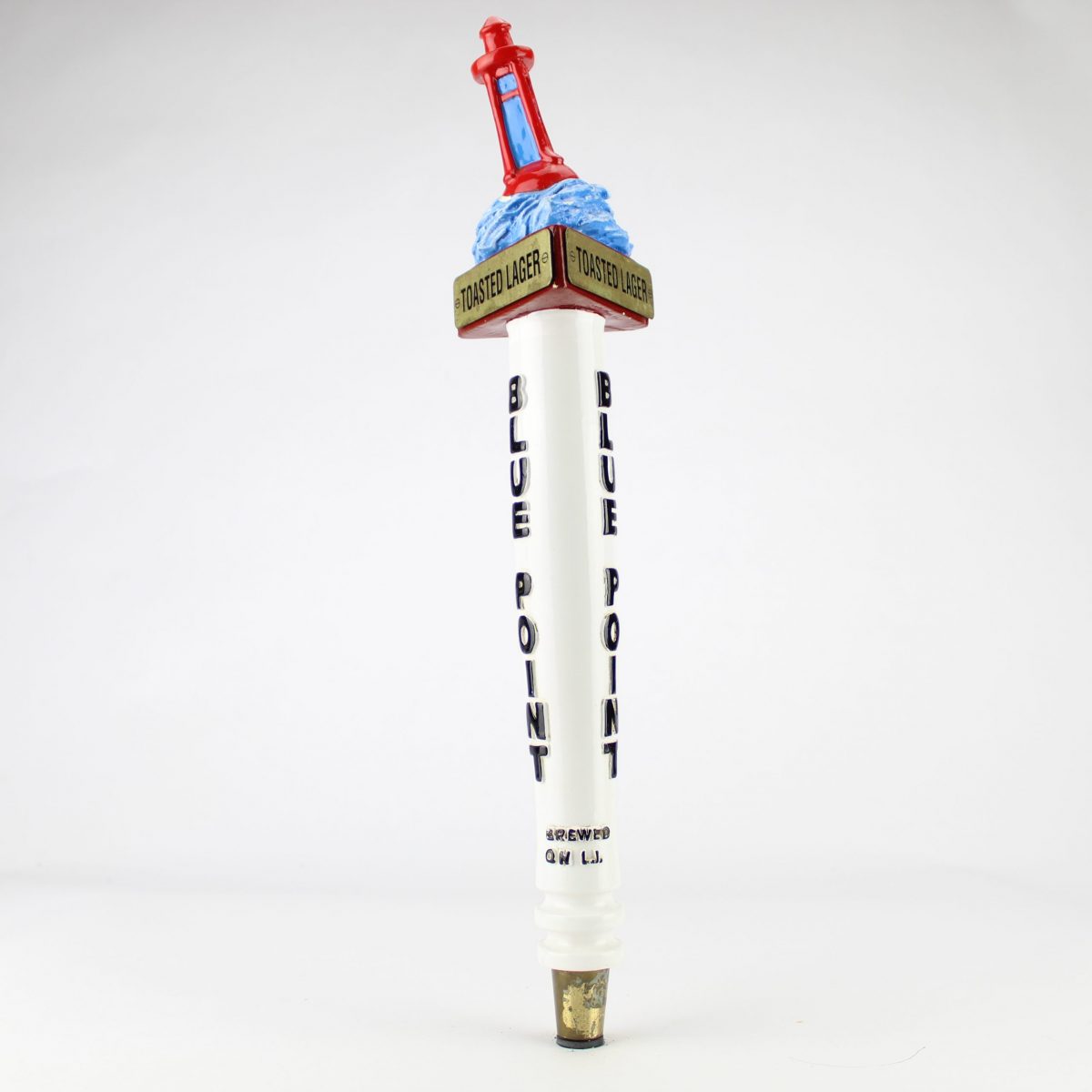 Beer Tap Handle - Blue Point Toasted Lager - 14 1/2" Tall - Display Shack
