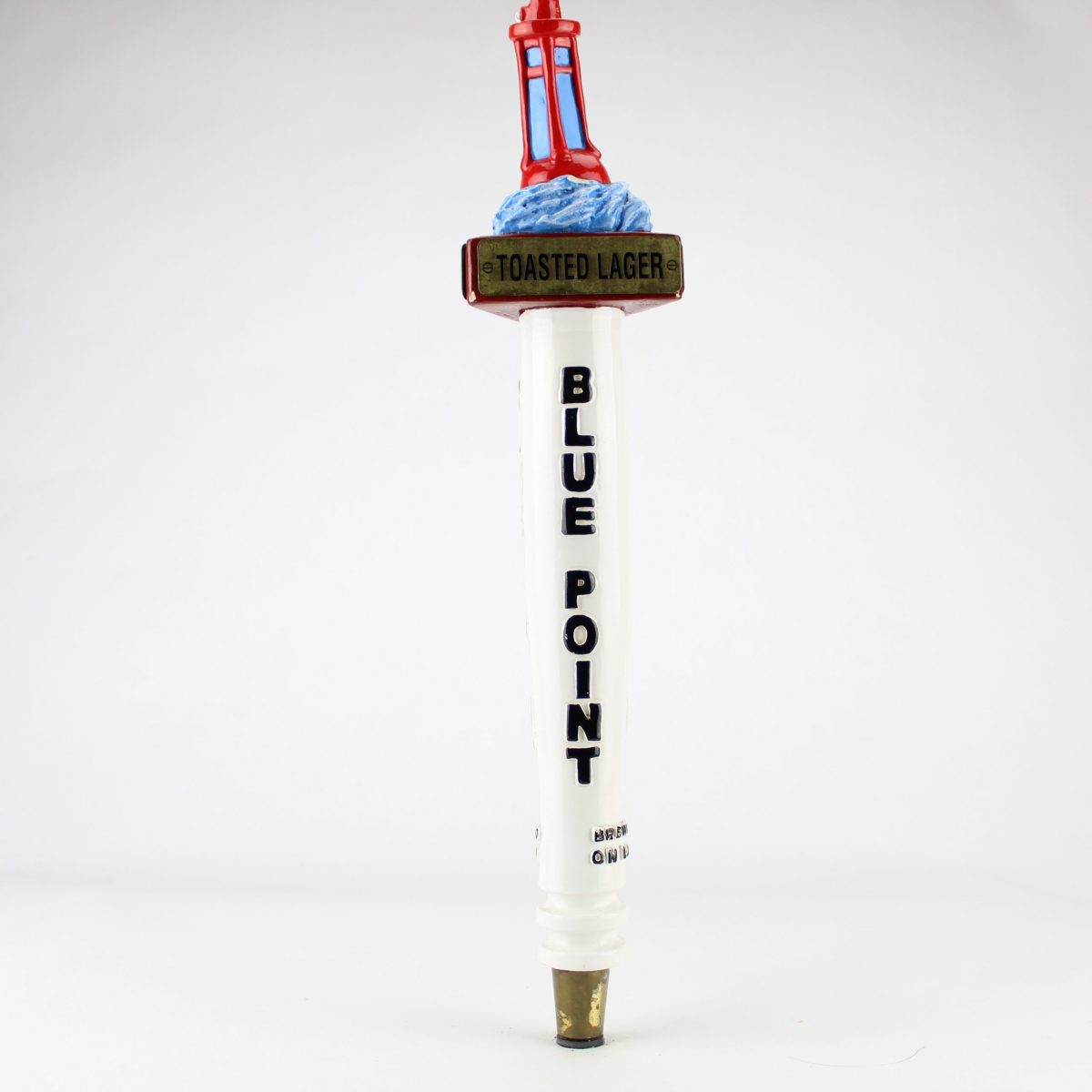 Beer Tap Handle - Blue Point Toasted Lager - 14 1/2" Tall - Display Shack